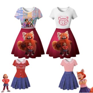 Halloween Disney Movies Turning Red Cosplay Costume 2023 » ECelebration ...